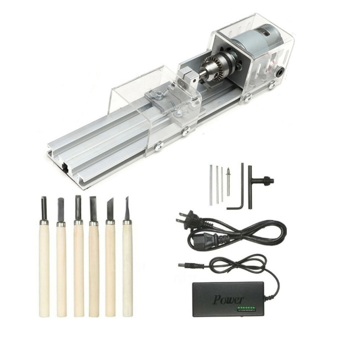 AC 110V~240V Multi-function Micro Lathe Bead Polis... – Grandado