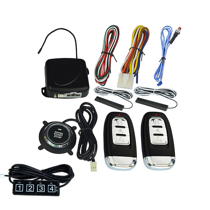 Auto start with keypad PKE keyless entry engine al... – Vicedeal