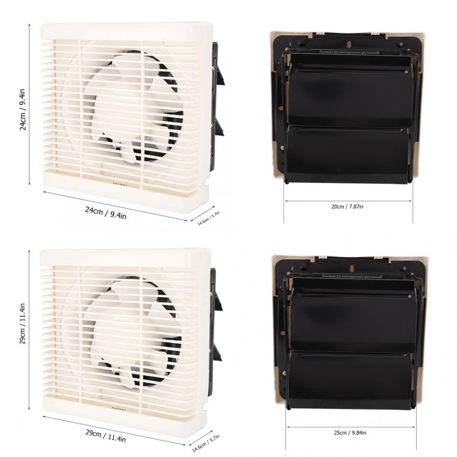 220V Wall Mounted Exhaust Fan Noiseless Kitchen Ba... – Grandado