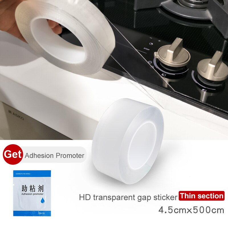 Self-adhesive transparent tape sticker gap sticker... – Grandado