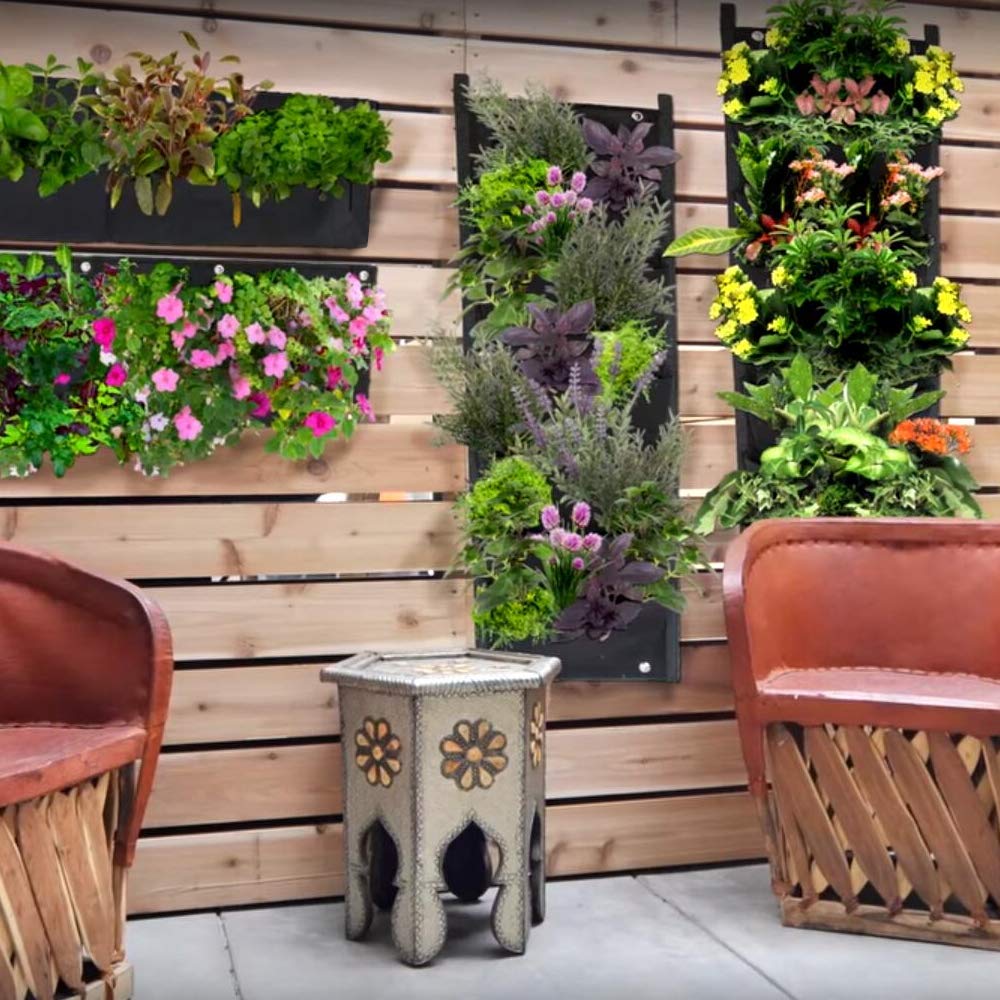 100*30cm Vertical Garden Planter Wall-mounted Plan... – Grandado