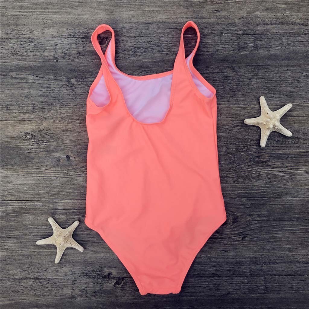 Girl swimsuit children One-piece 3 colors Swimwear... – Vicedeal