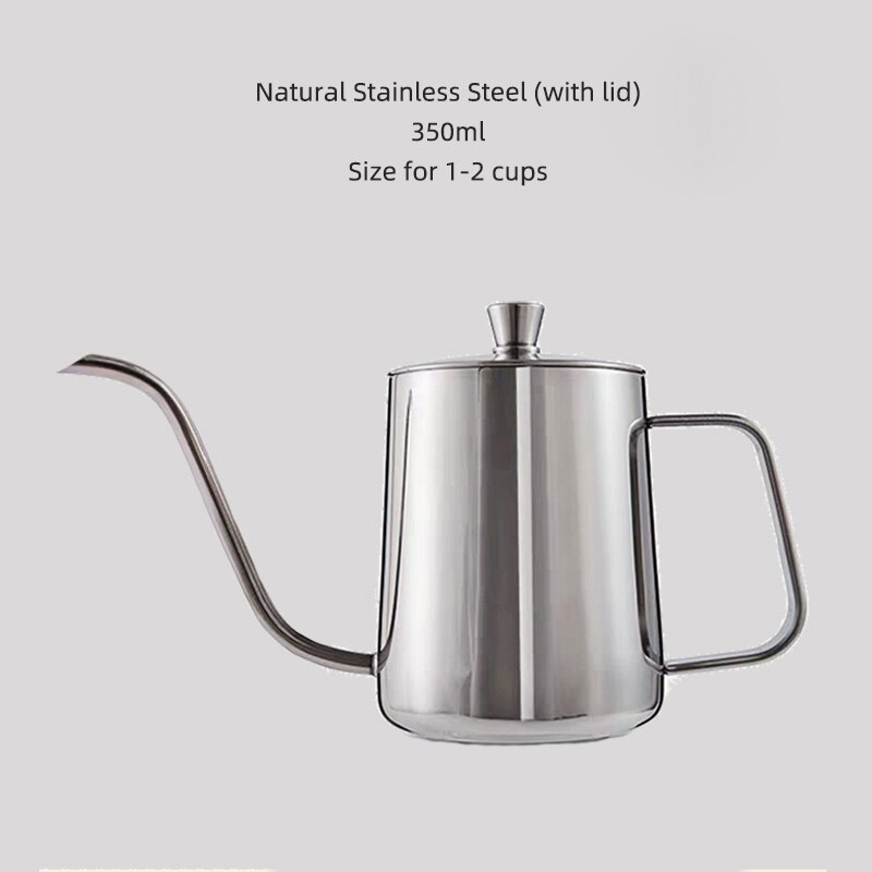 350ml 600ml Gooseneck Drip Kettle Non-Stick Food G... – Grandado