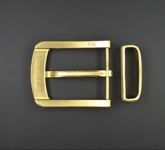 Wide Brass Belt Buckles Men's Waist Buckle Head Co... – Grandado