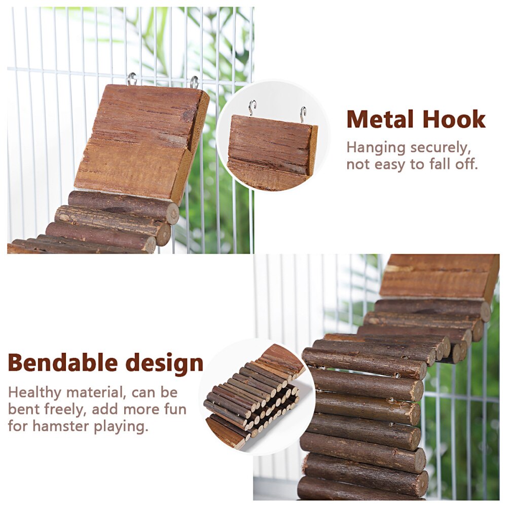 UEETEK Pet Ladder Bridge Hamster Parrot Bird Stand... – Grandado
