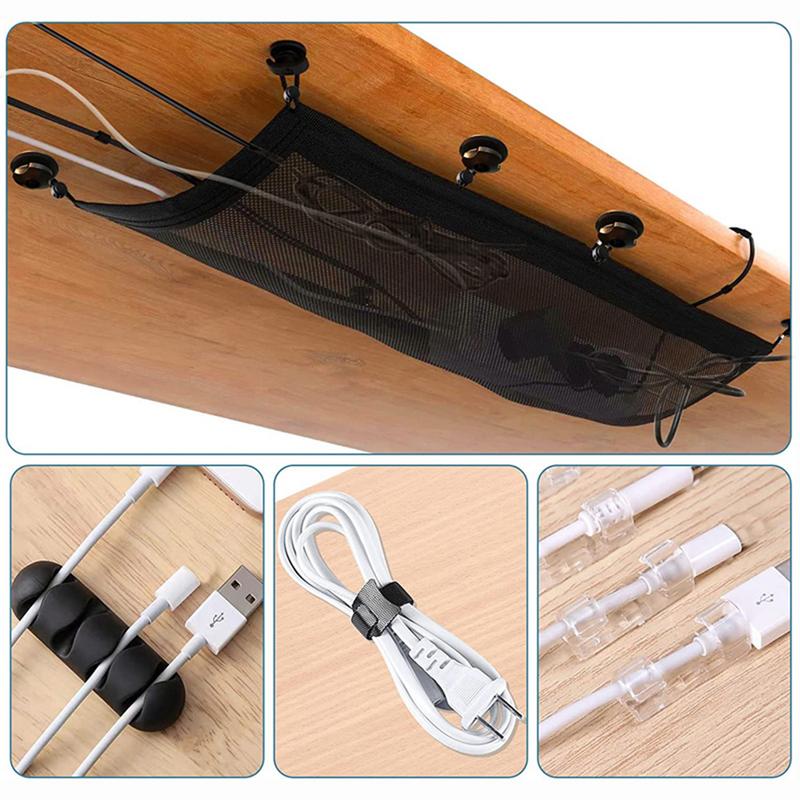 Under Desk Cable Management Net Mesh Line Finishin... – Vicedeal