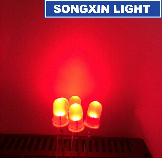 100pcs 5mm led Diffused LED 20x 5 Color Red Blue G... – Grandado