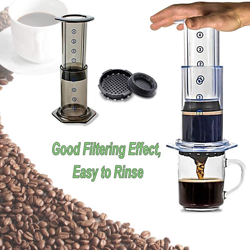 for Aeropress Coffee Filter Cap &Plunger Rubbe... – Vicedeal