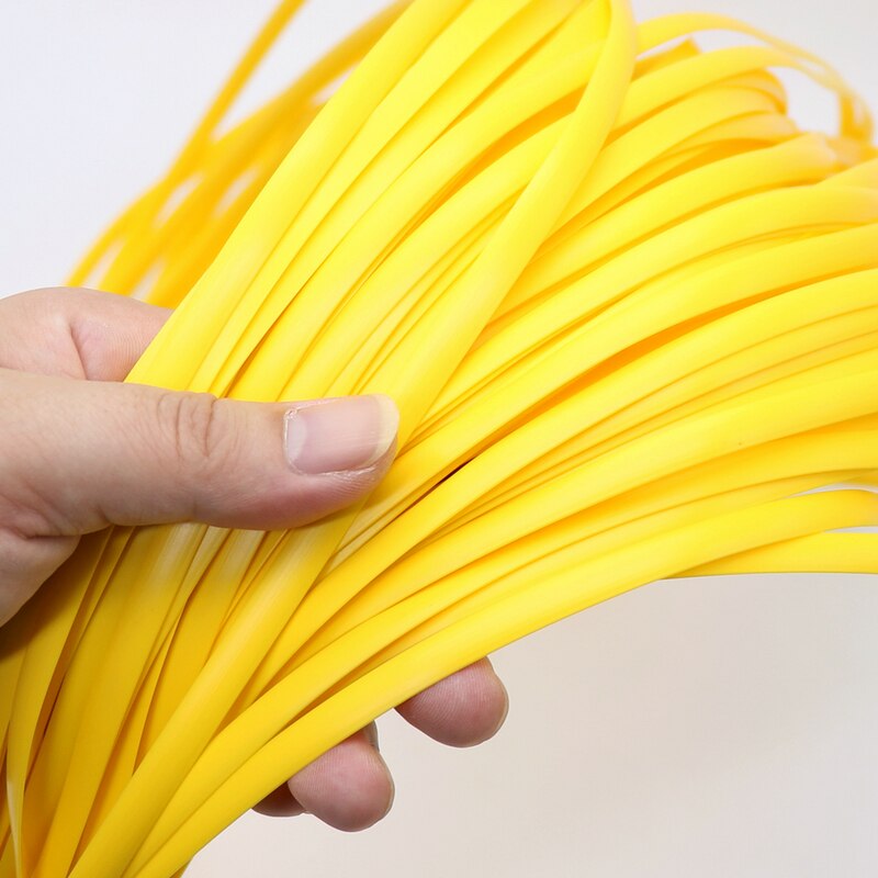 500g Yellow Flat Rattan Weaving Material Plastic R... – Grandado