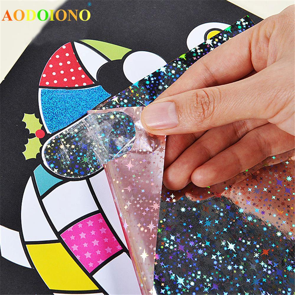 9pcs/set Cute Cartoon DIY Magic Sticker Transfer P... – Grandado