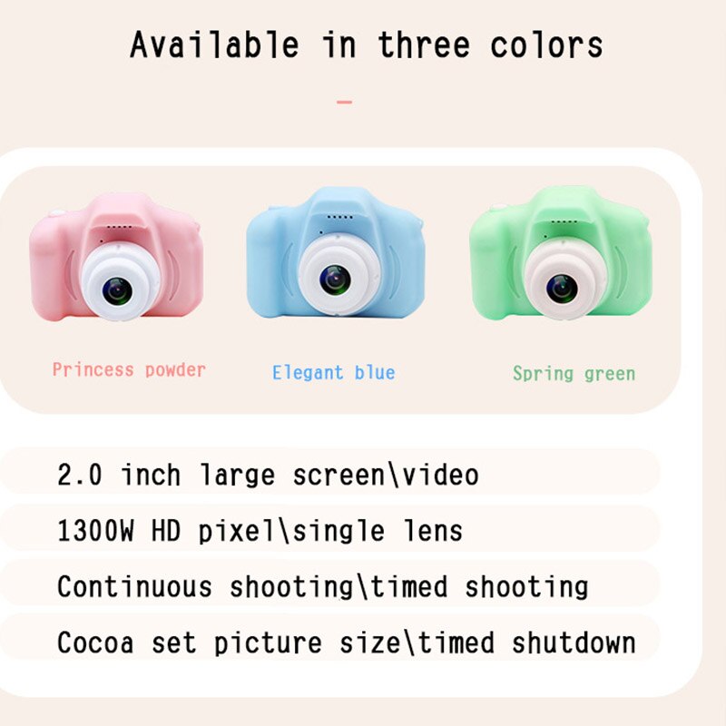 2 Inch 13 Miljoen Pixels Kids Digitale Camera Kids... – Vicedeal