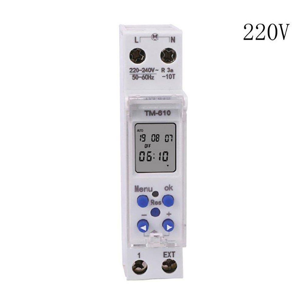 Sinotimer Tm610 Programmable Timer Switch Lcd Disp Grandado