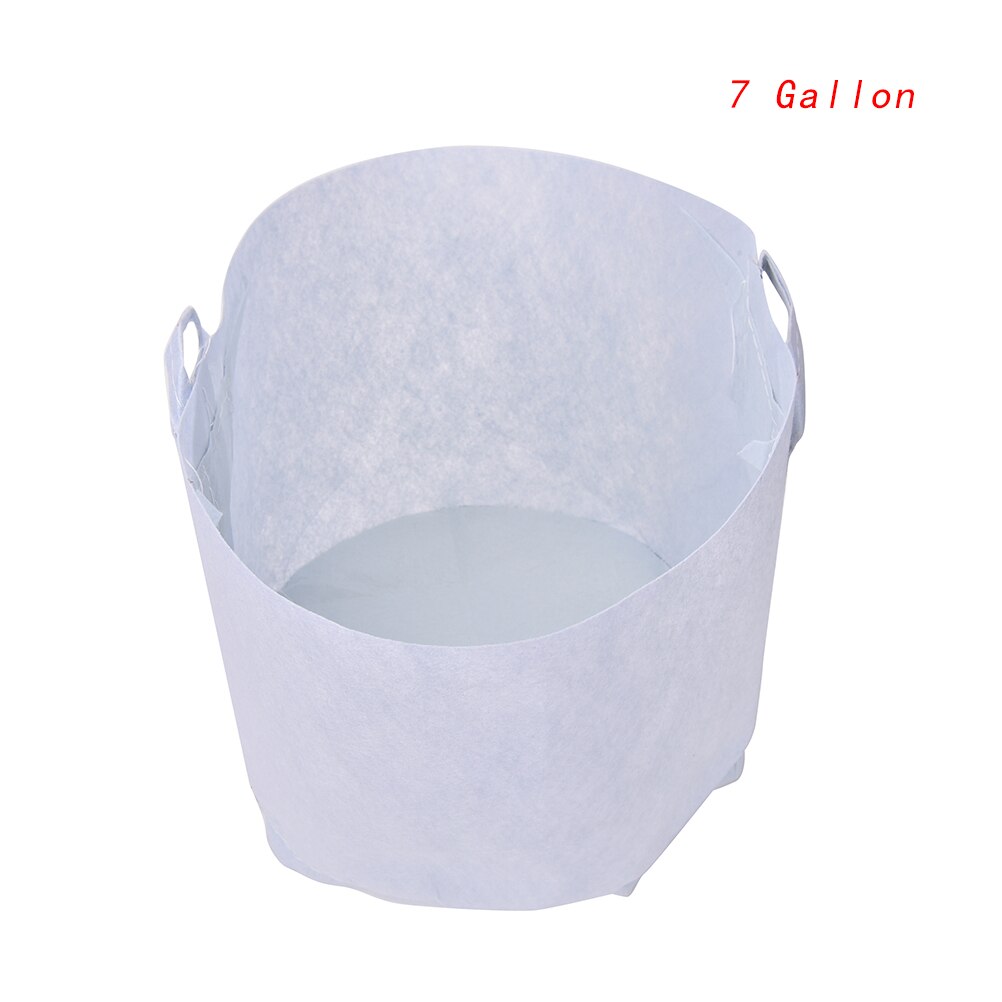 Witte Stof Grow Bag Pot Mand Plant Groente Pouch B... – Grandado