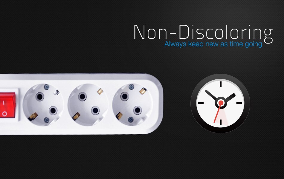 Three Gang Socket Lamp White Convenient EU Plug 25... – Vicedeal