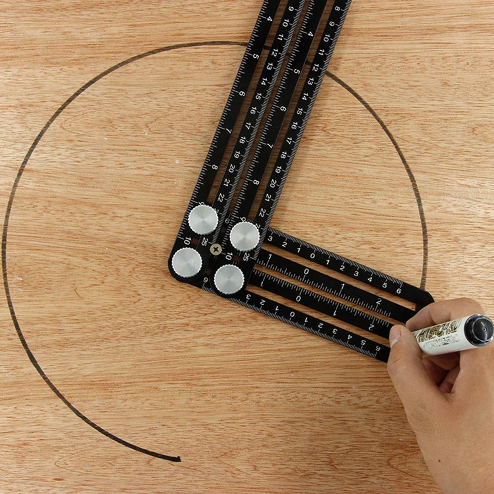 Angle Measuring Ruler DIY Wood Tile Flooring Tool ... – Grandado