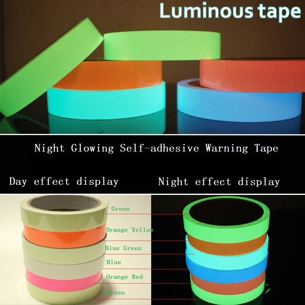 5M/roll Stored Luminous Tape Self-adhesive Glowing... – Grandado
