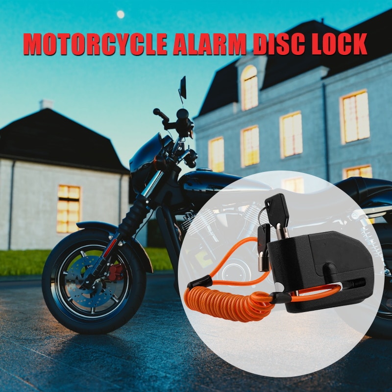 Motor Alarm Disc Lock Anti-Diefstal Wiel Disc Brak... – Grandado