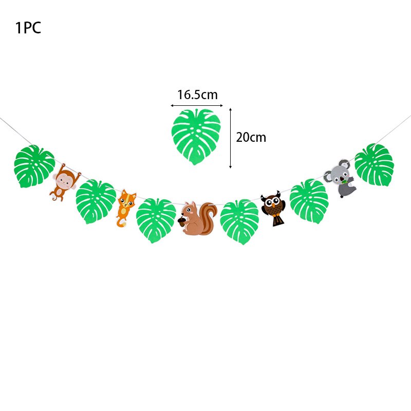 Woodland Forest Animal Bunting Flag Pull Banner Pe... – Vicedeal