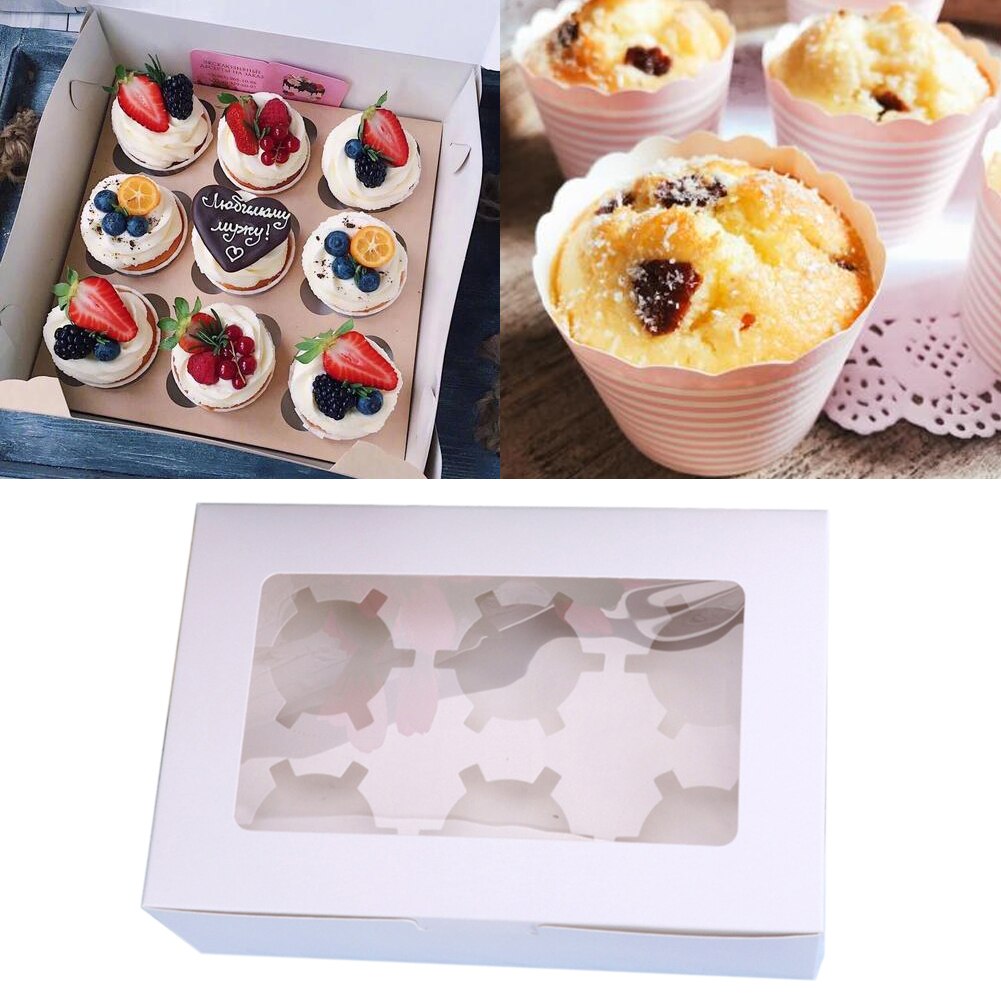 10 Pcs Muffin Display Dessert Wedding Party Opslag... – Grandado