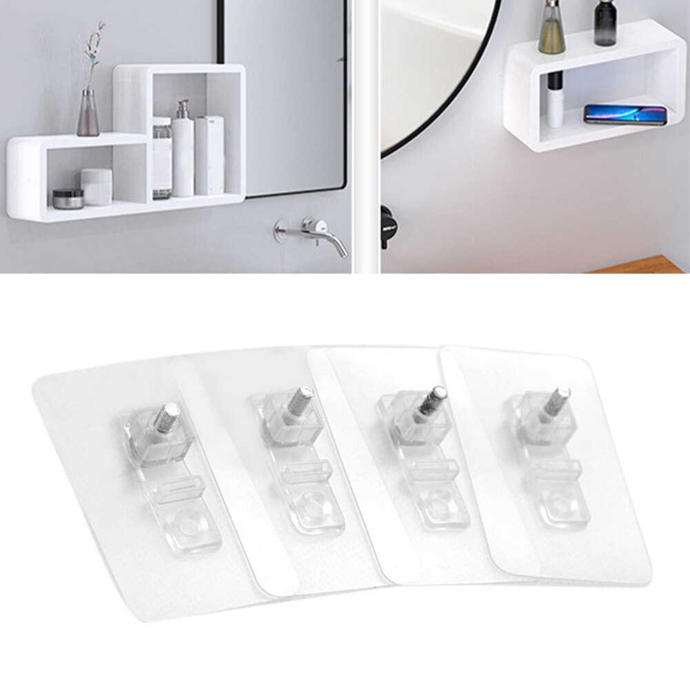 Hjem badeværelse skrue tilbehør væg krog til hylde... – Grandado