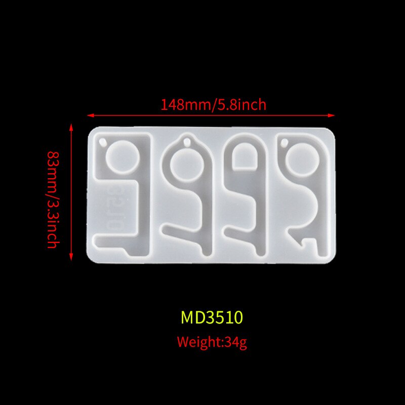 No Touch Door Opener Silicone Mold Contactless Ele... – Grandado