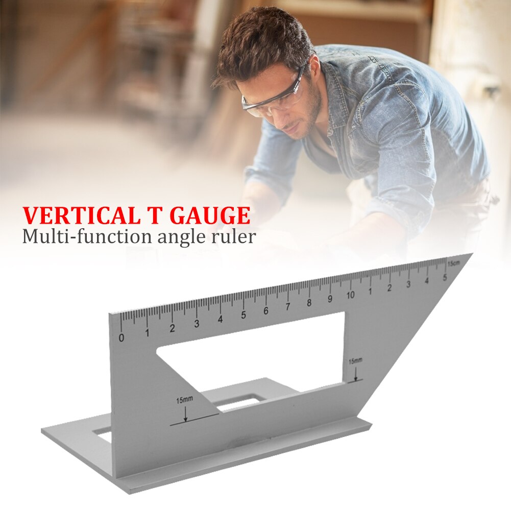 45/90 Degree Angle Ruler Aluminum Woodworking Scri... – Grandado
