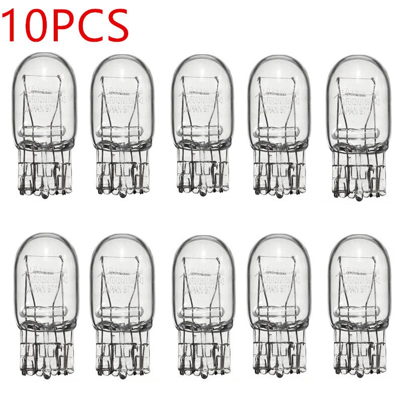 10pcs T20 7443 W21/5W R580 3800K Halogen Bulb Clea... – Grandado