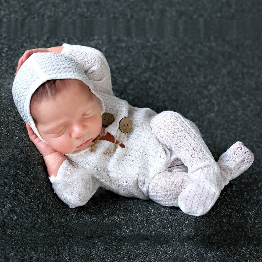 Neue Geboren Fotografia Strampler Overall Baby Mäd... – Grandado