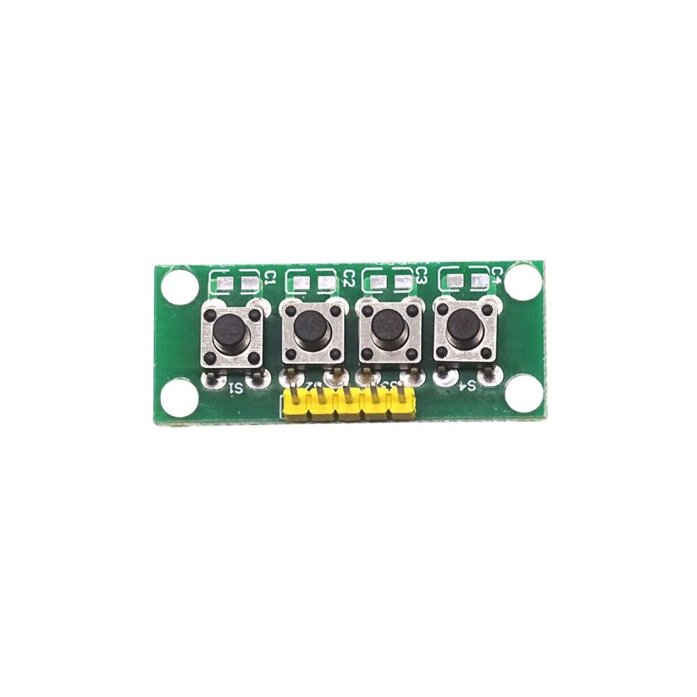 1x4 4 Keys Button Keypad Keyboard Breadboard Modul Grandado