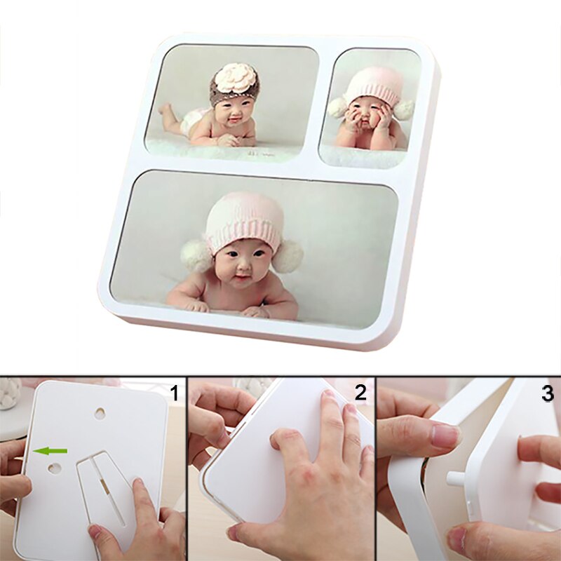 Nordic Simple Plastic Material Frame White Color P... – Grandado