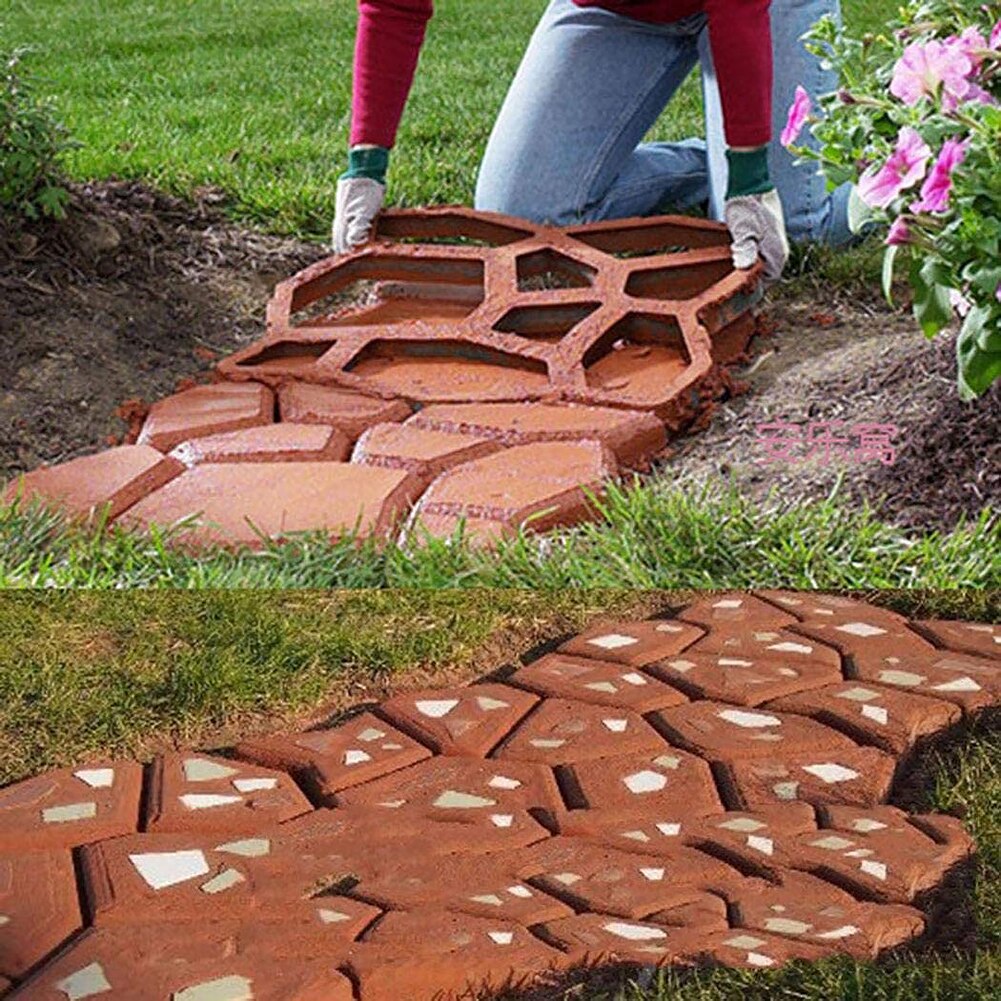 DIY Path Maker Paving Pavement Concrete Mould Pave... – Grandado
