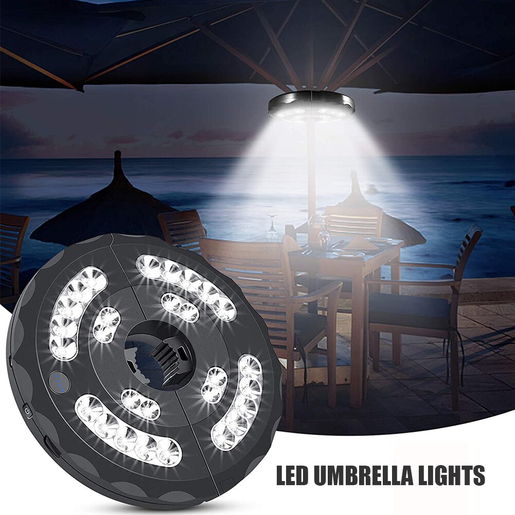 Luces LED para paraguas, iluminación de tiendas, i... – Grandado