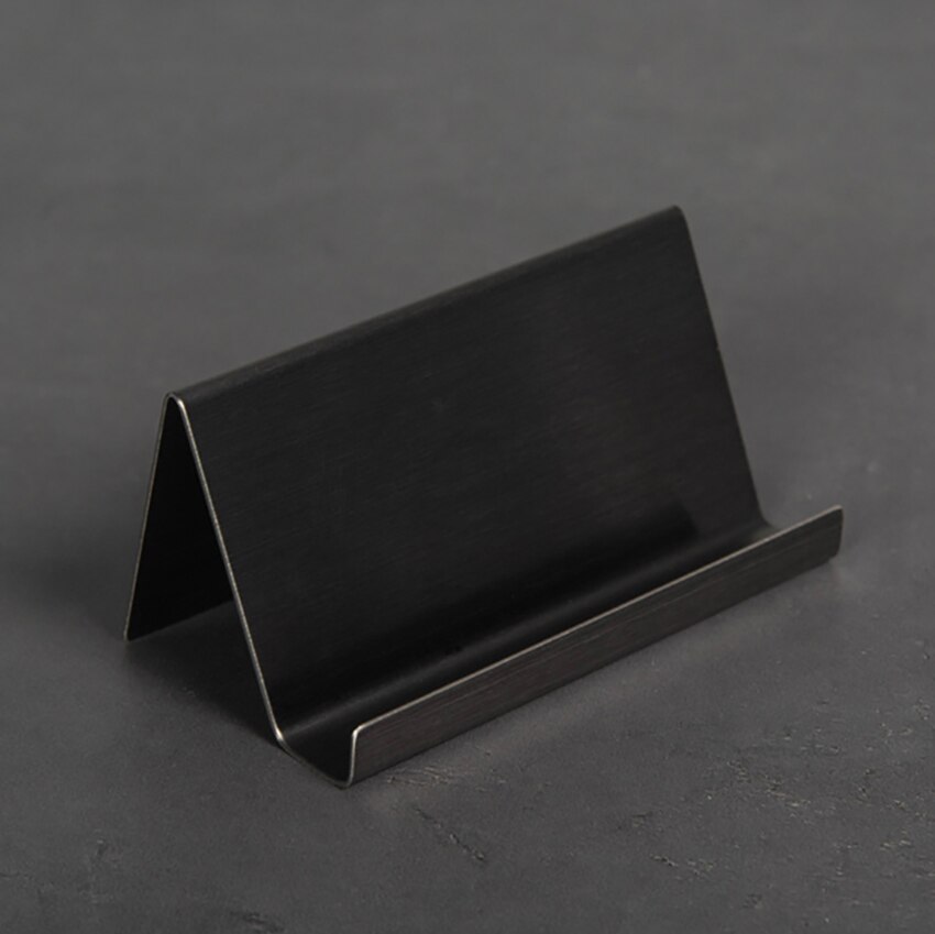1Pc Stainless Steel Business Card Holder Display S... – Grandado
