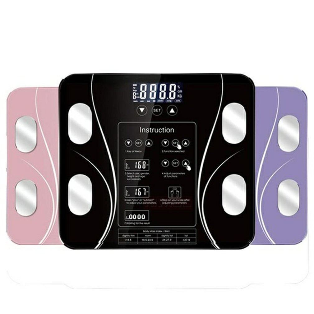 Electric Body Fat Scale Floor Balance Scales Body ... – Grandado