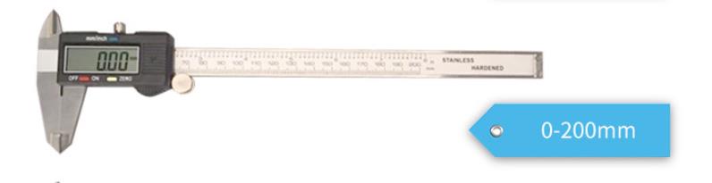 Xiaomi lcd digital skyvelære elektronisk linjal me... – Grandado