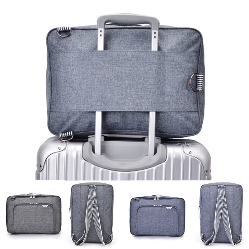 Blue denim large capacity suitcase girl backpack l... – Vicedeal
