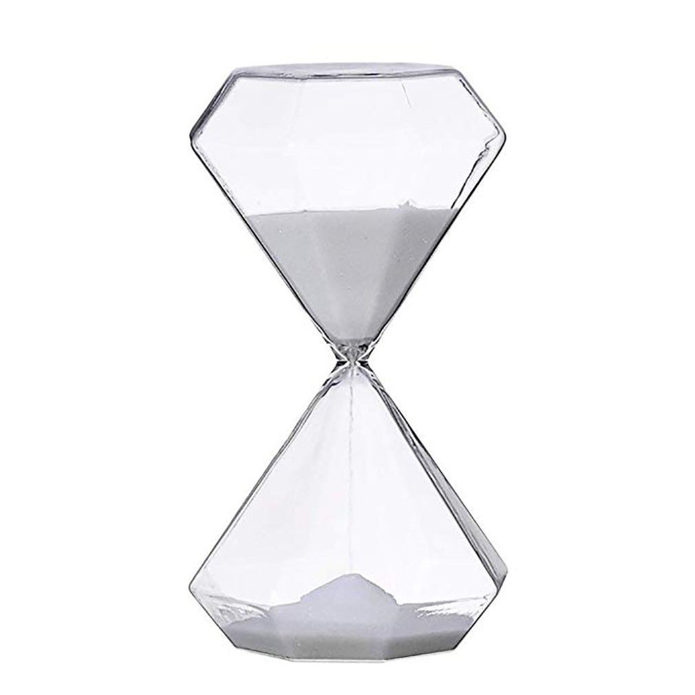 Large 30 Minutes Diamond Hourglass Meter Time Glas... – Grandado