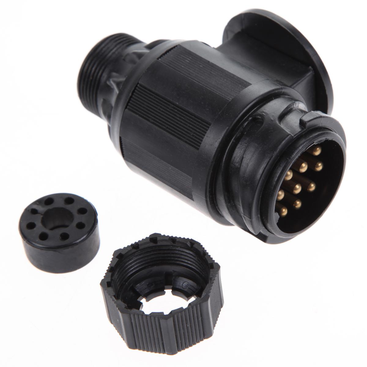 13 PIN EURO PLASTIC PLUG 12V CARAVAN TRAILER ELECT... – Vicedeal