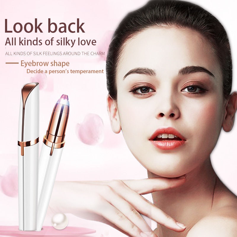 XZ Electric Eyebrow Trimmer Makeup Painless Eye Br... – Grandado