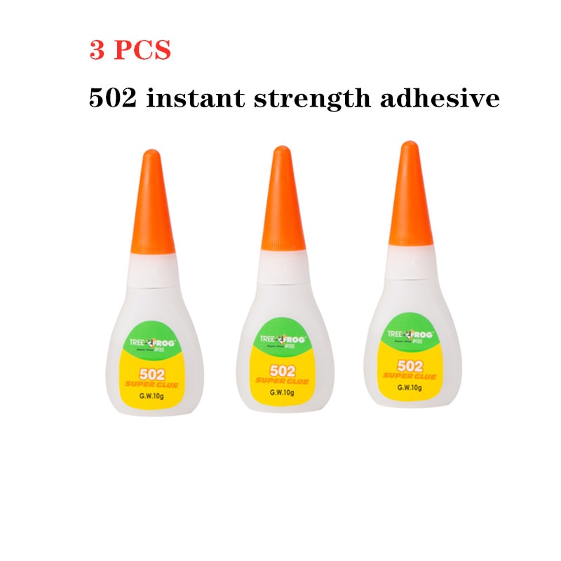 3Pcs Cyanoacrylate Vloeistof Sterke Super 502 Lijm... – Vicedeal