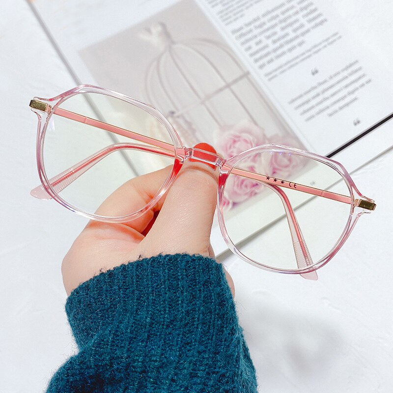Elbru Polygon Glasses Frame Anti Blue Light Full F... – Vicedeal
