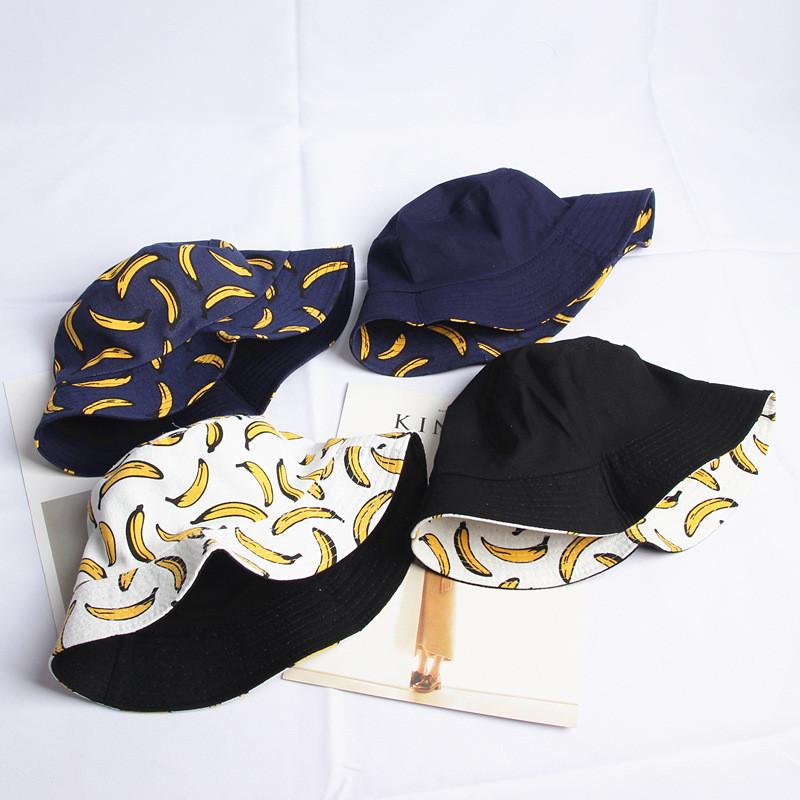 Ldslyjr Banana Fruit Print Bucket Hat Fisherman Ha... – Grandado
