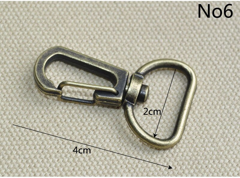 Meetee 4/10/20pcs 2cm Bronze Snap Buckles Metal Lo... – Grandado