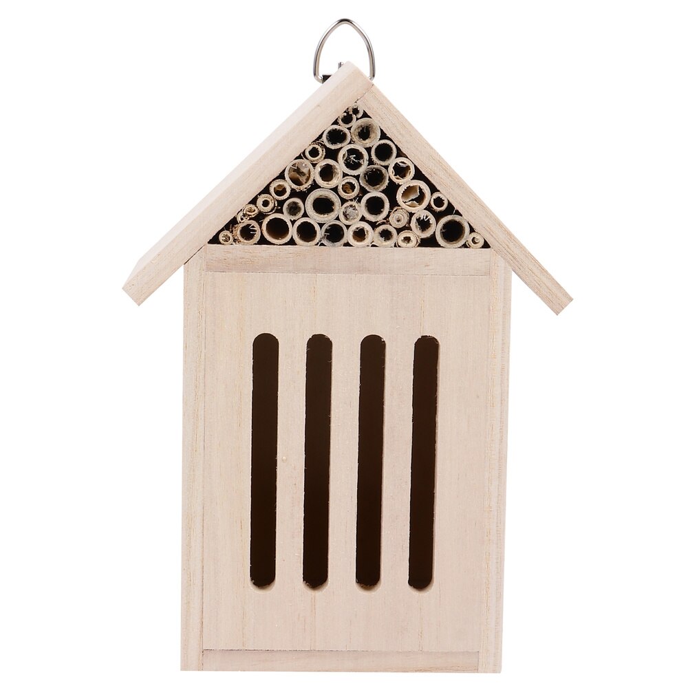 Wooden Insect Bee House Wood Bug Room Bee Shelter ... – Vicedeal