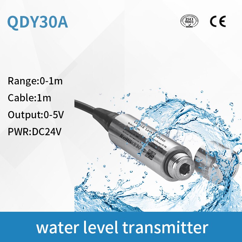 Liquid Level Transducer Transmitter Water Tank Lev... – Vicedeal