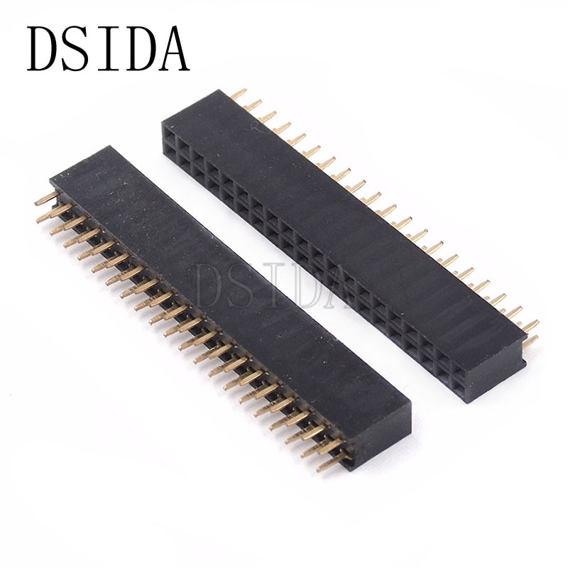 10PCS/Lot Female Pin Header Strip 20 Pin Pitch 2.5... – Vicedeal