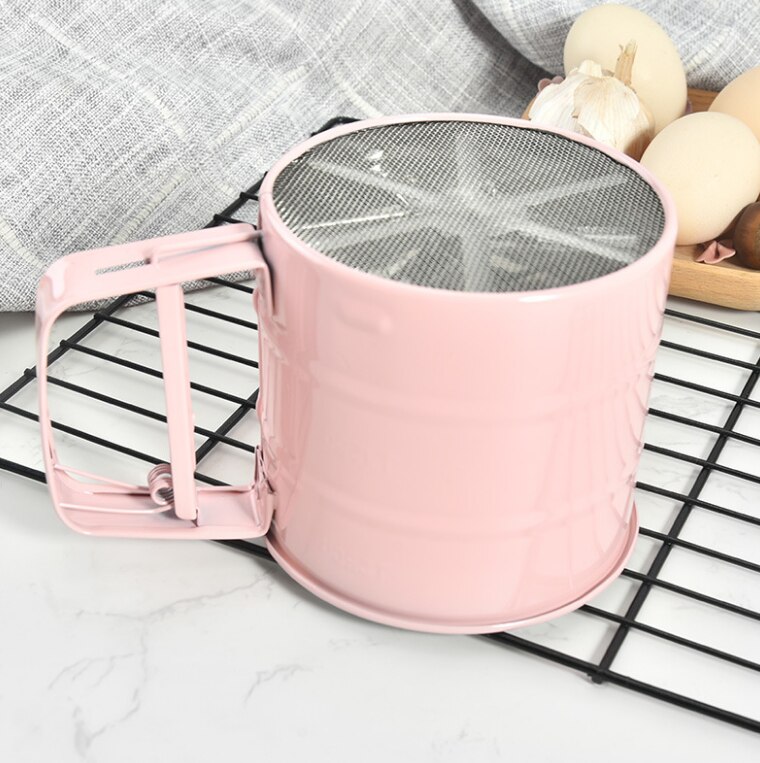 Hand sifted flour baking tool semi-automatic hand ... – Grandado