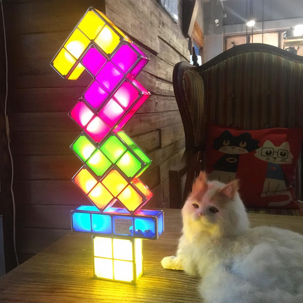 Tetris lamp LED luminous night light Christmas str... – Vicedeal
