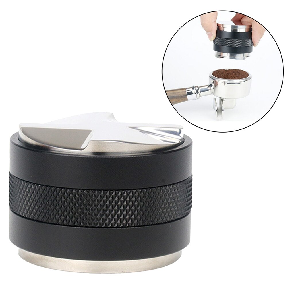 Stainless Steel Coffee Distributor & Tamper Dual H... – Vicedeal