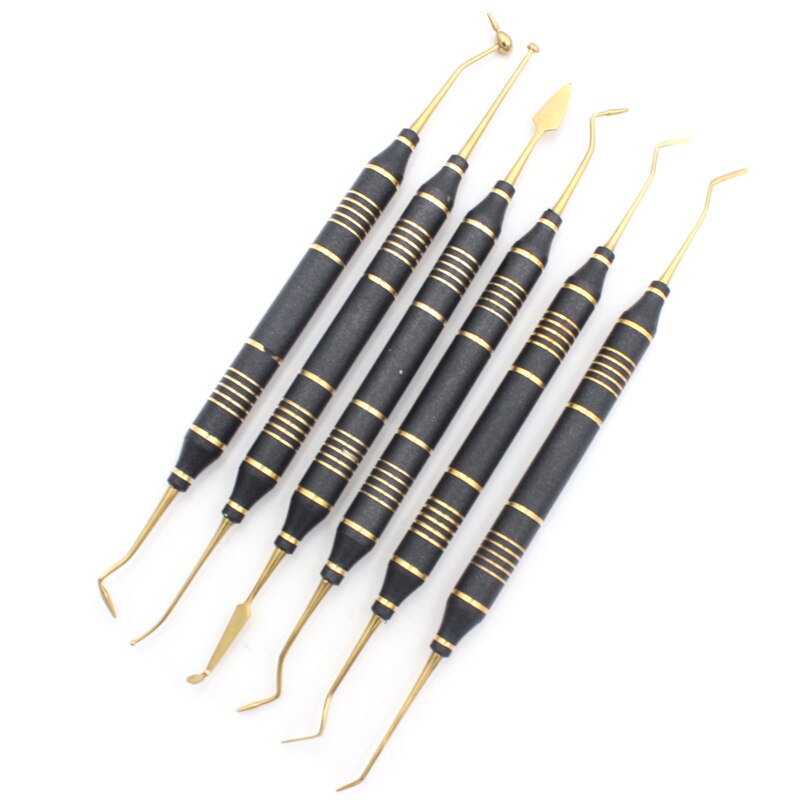 6Pcs Dental Composiet Hars Vullen Spatel Titanium ... – Vicedeal